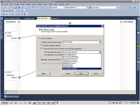 Biztalk Village Exposing Orchestration As Wcf Service Biztalk Example