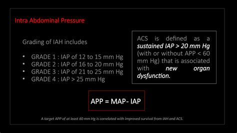 Abdominal Compartment Syndrome Treatment Guidelines Pptx Medical Health