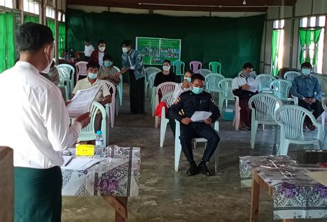 အထကမိုင်းနောင်ကျောင်းတွင် ကိုဗစ် − ၁၉ ရောဂါ ကာကွယ်ဆေးထိုးနှံခြင်းကိစ္စ ညှိနှိုင်း အစည်းအဝေးပ