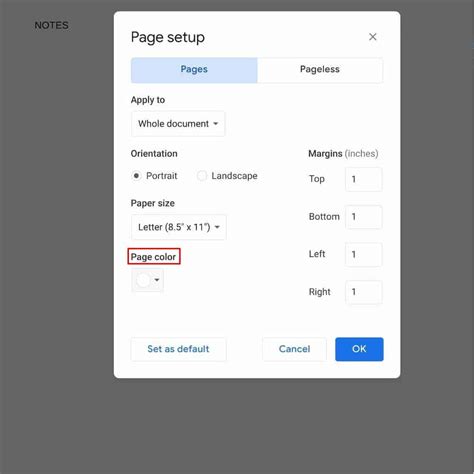 How To Change The Background Or Page Color Of Your Google Docs