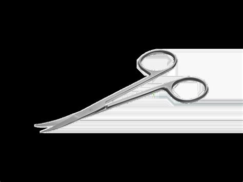 Instrapac Iris Stitch Scissors Curved 4 12 Disposable Pack Of 50