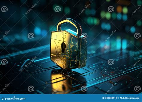 Network Armor Unyielding Security Tech Shields Online Data From Cyber Threats Stock Image
