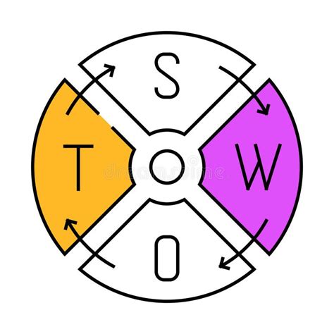 Swot Analysis Icon Color Illustration Stock Vector Illustration Of Conference List 339005489