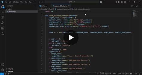 Python Cybersecurity Passwordsecurity Learningjourney Prodigyinfotech… Neha Dharavathu
