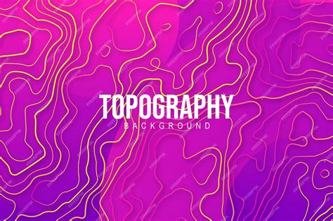 Premium Vector Topography Gradient Background