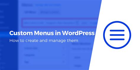 How To Create Custom Menus In Wordpress Easy