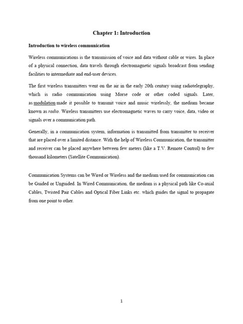Chapter 1 Wireless Introduction Pdf Computers Technology