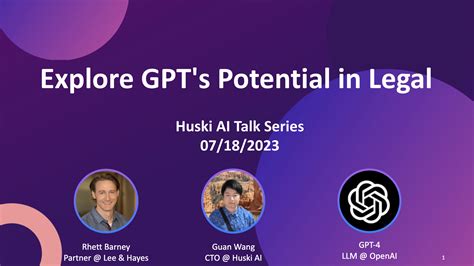 exploring gpt 4 s potential in legal：a unique conversation with ai huski blog