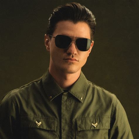 Class A Aviator Inspired By The Military Military Olive Sunglasses