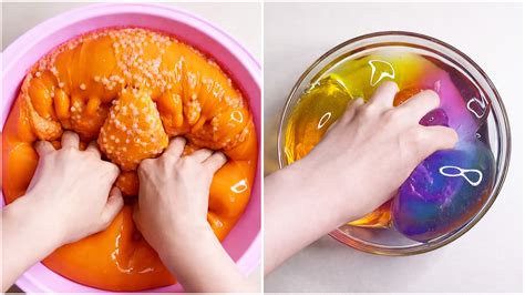 Soft Slime Squish And Color Blend Magic