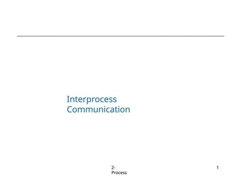 Interprocess Communicationpdf Email Internet