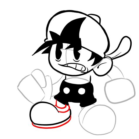 How To Draw Boyfriend Fnf Wednesday S Infidelity Sketchok