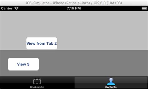 Ios Objective C Uitabbarcontroller With Splitted Views Stack Overflow