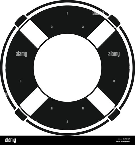 Life Buoy Icon Simple Illustration Of Life Buoy Vector Icon For Web