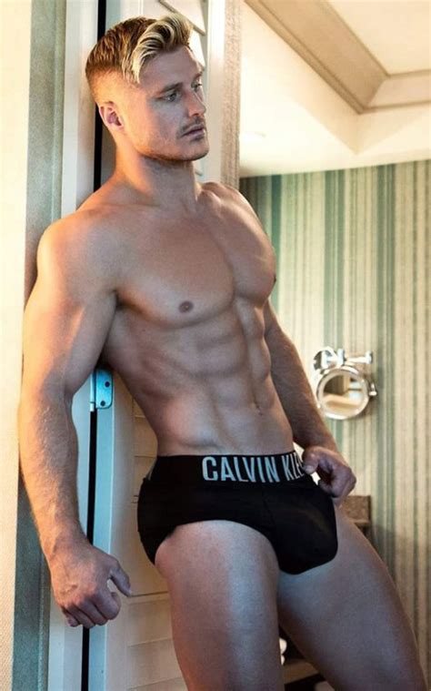 Built By Tallsteve Blonde Underwear Model
