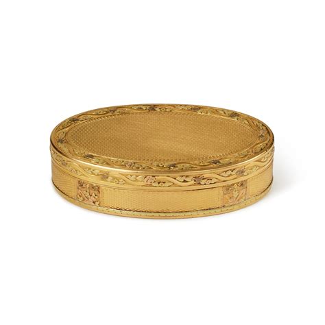 A Louis Xv Vari Color Gold Snuff Box Philippe Bourlier Paris 1769 European Furniture