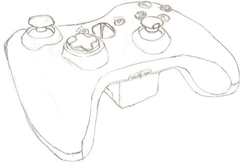 Xbox Controller Drawing