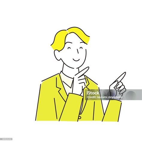 가리키는 웃는 남자 정장 적당히 간단한 일러스트 벡터 가리키는 미소 남자 정장 적당히 간단한 일러스트 벡터 20 29세에 대한 스톡 벡터 아트 및 기타 이미지 Istock