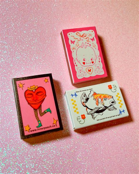 Matchboxes 20 Inner Peach Design