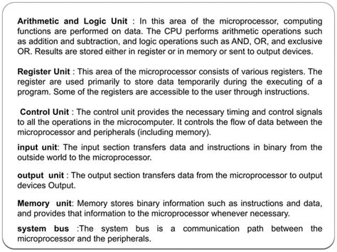 Overview Of Microcontroller And Microprocessor Pdf Operating