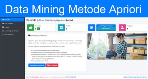 Jual Program Aplikasi Data Mining Algoritama Apriori Download