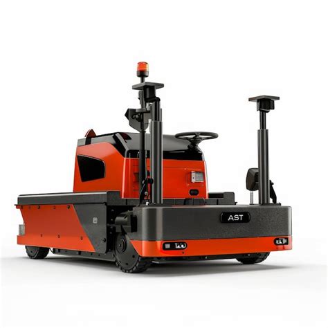 Premium Photo Automated Guided Vehicle Agv Isolated