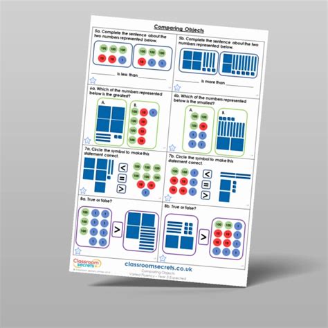 Year 3 Comparing Numbers Varied Fluency Resource Classroom Secrets