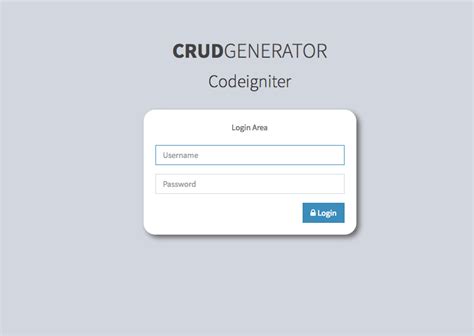 Crud Generator Dengan Framework Codeigniter Admin Lte Responsive