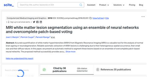 Mri White Matter Lesion Segmentation Using An Ensemble Of Neural Networks And Overcomplete Patch