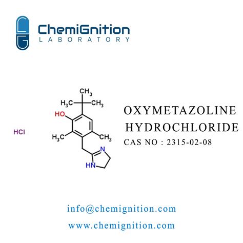 Oxymetazoline Hydrochloride Ip Bp Usp At ₹ 29000 Kg In Surat Id 2853993329391