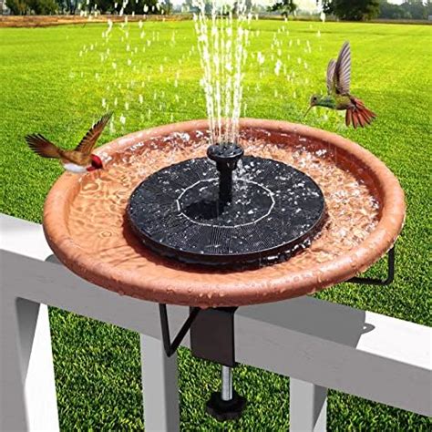 Solar Bird Bath Fountains Bird Bath Bowl With Solar