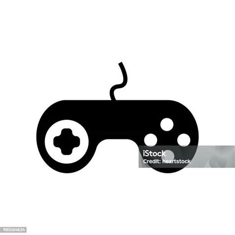 게임 콘솔 아이콘 벡터 아이콘입니다 간단한 요소 그림입니다 게임 콘솔 기호 디자인입니다 웹 및 모바일 사용할 수 있습니다 Brand Name Video Game에 대한 스톡