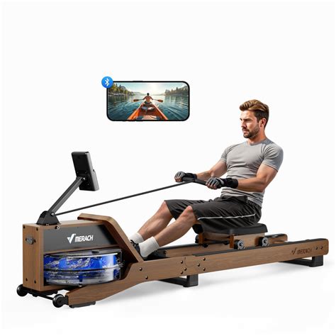 Corerow R30 Foldable Wooden Rower Premium Wood Water Rowing Machine