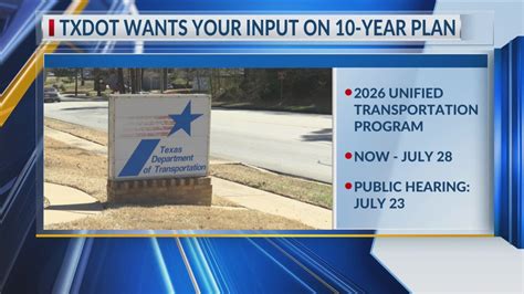 Txdot Seeks Public Opinion On 101 Billion In Statewide Projects