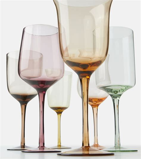 Bitossi Set Of 6 Wine Glasses Bitossi Ceramiche