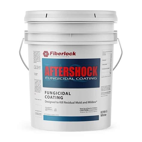 Fiberlock Aftershock Fungicidal Coating White 5 Gallon