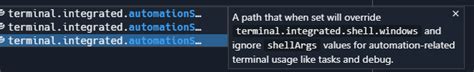 differentiate between user shell args and automation shell args · issue 90073 · microsoft