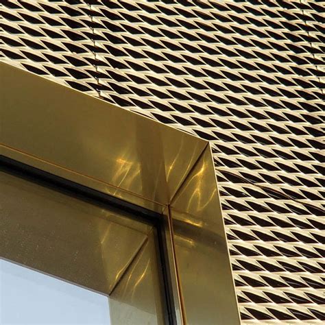 Brass Expanded Metal Mesh Hightop Metal Mesh
