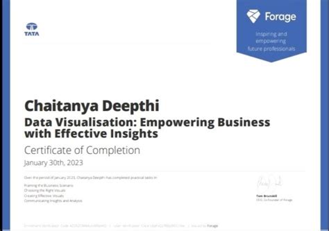 chaitanya deepthi on linkedin successfully completed my virtual internship at tata with the