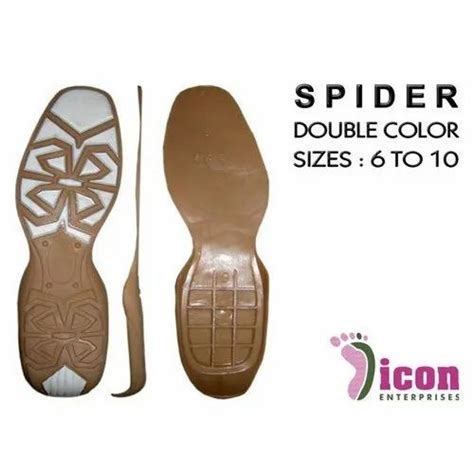 Silver And Tan Mens Double Color Spider Sole Size 6 10 At ₹ 70 Pair