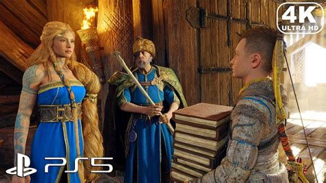 God Of War Ragnarok Ps5 Lady Sif Is Not Happy To See Loki In Asgard