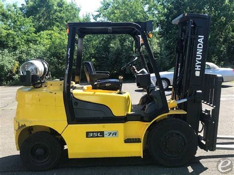 2015 Lp Gas Hyundai 35l 7a Pneumatic Tire 4 Wheel Sit Down