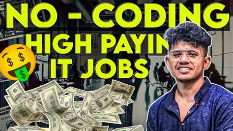 Best No Coding Tech Jobs How To Get A Job Without Coding It Jobs Without Coding Youtube