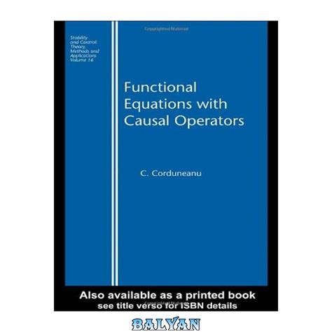 معادلات تابعی با عملگرهای علی وبلاگ کتابخانه دیجیتال بلیان