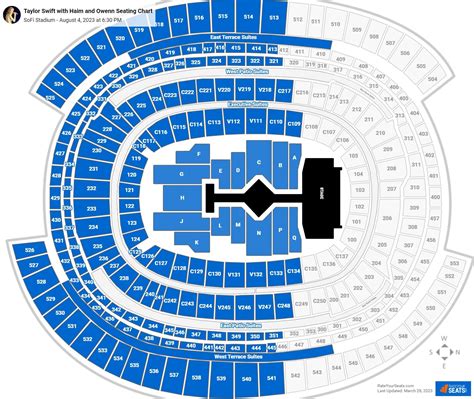 Sofi Stadium Taylor Swift Seating Map Printable Maps Online