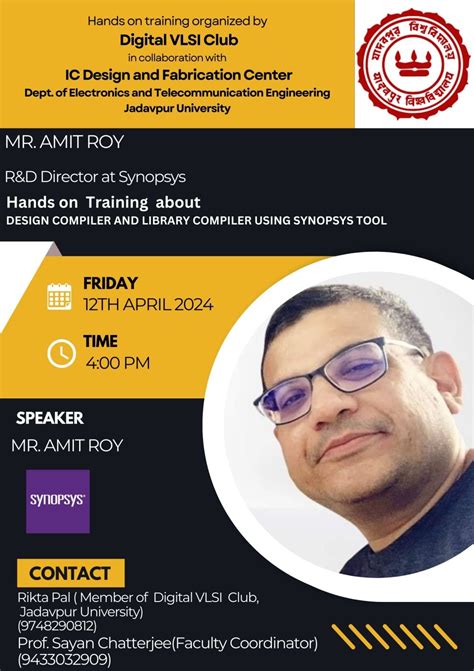 Design Compiler And Library Compile Training By Synopsys Rikta Pal Posted On The Topic Linkedin