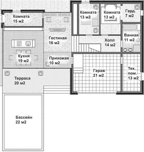 Дом в стиле хай тек с бассейном Лемзер Designs проекты и дизайны