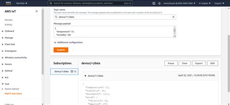 Aws Iot Exploration Part Ii Device Data Interaction And Storage