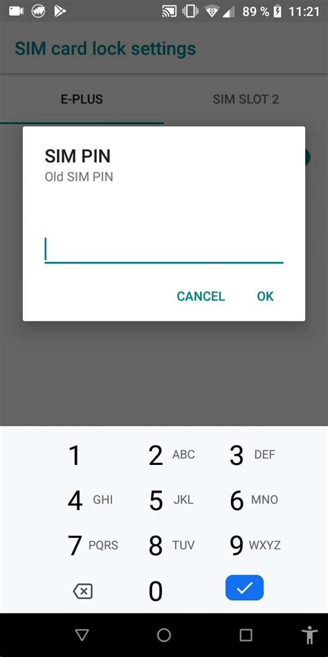 Change SIM PIN Android Manual TechBone