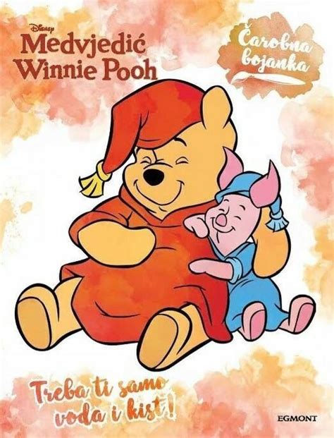 Medvjedić Winnie Pooh Čarobna Bojanka Antikvarijat Stakleni Grad Knjige Udžbenici